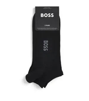 BOSS Logo Ankle Socks - Black