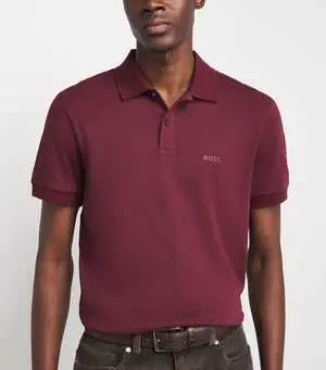 BOSS Cotton Logo Polo Shirt