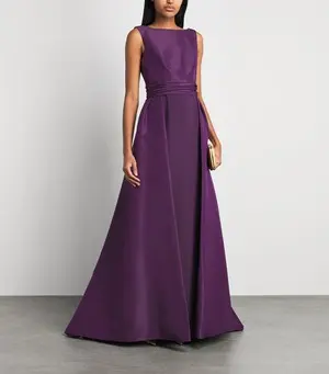 Carolina Herrera Silk Column Gown