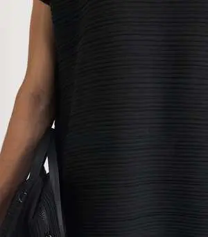 Issey Miyake Paper Bounce Knit T-shirt - Black