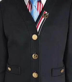 Thom Browne Cashmere Zibeline Cardigan Coat