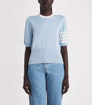 Thom Browne Cotton Hector Intarsia T-shirt