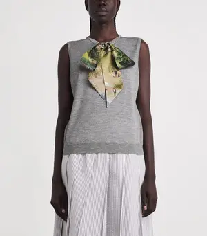 Thom Browne Cashmere-silk-blend Nantucket Sweater Vest