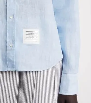Thom Browne Linen 4-bar Shirt