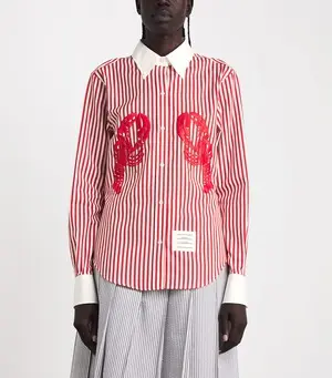 Thom Browne Stripe Lobster Shirt