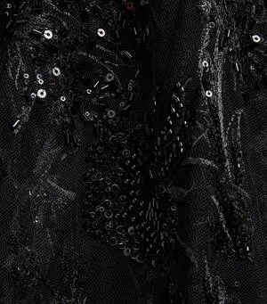 Zuhair Murad Embellished Whispering Bloom Kaftan Gown