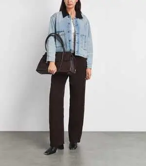 RE-DONE Corduroy-collar Canyon Denim Jacket