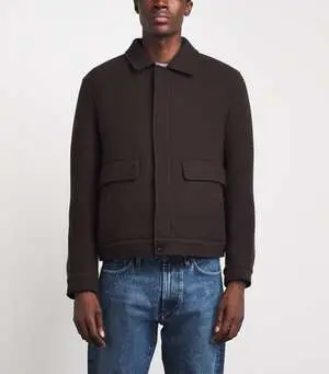MAURIZIO BALDASSARI Cashmere Ribbed Overshirt