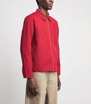 WAX LONDON Crinkle Lytton Overshirt