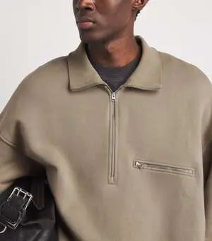 AGOLDE Cotton Pavillion Half-zip Sweatshirt