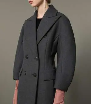 Max Mara Virgin Wool Double-breasted Coat