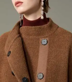 Max Mara Baby Llama-blend Cocoon Coat
