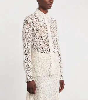 Gabriela Hearst Cashmere Floral Vera Shirt