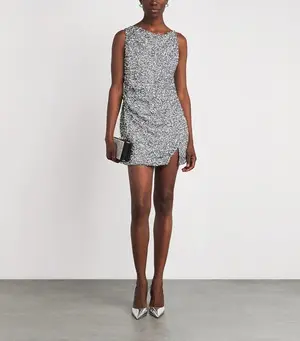 Rachel Gilbert Embellished Zayn Mini Dress