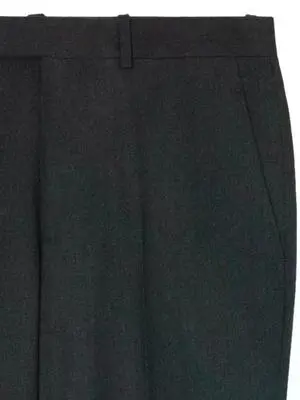 Burberry Wool Cashmere Sloane Tailored Trousers - Grey