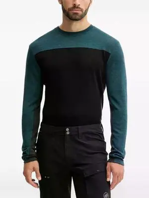 Smartwool Colour-block Long-sleeve Top - Black