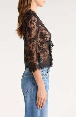 REFORMATION Acacia Lace Top
