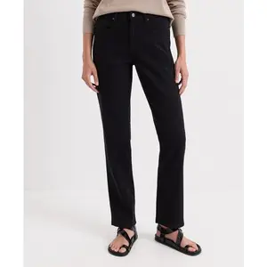 PACT Organic Cotton All-day Twill Straight Leg Pant Black