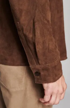 Billy Reid Featherweight Leather Shirt