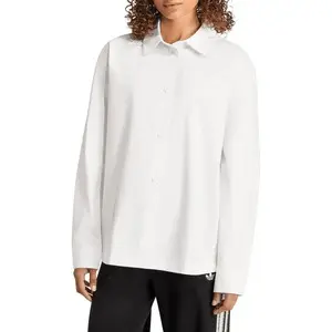 ADIDAS ORIGINALS Cotton Button-up Shirt - Cloud White/cloud White