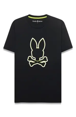 Psycho Bunny Bruno Embroidered Cotton Graphic T-shirt