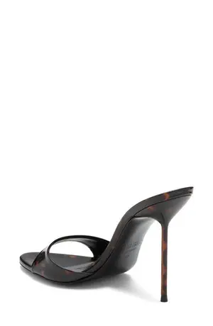 Paris Texas Lidia Leather Heeled Mule