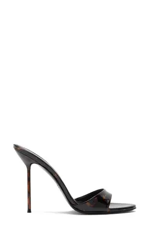 Paris Texas Lidia Leather Heeled Mule