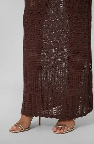 Guess Vivianne Crochet Maxi Skirt