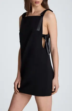 KENNETH COLE COLLECTION Bow Tie Crepe Minidress
