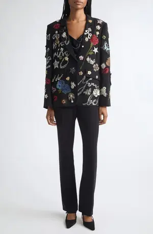 Cinq À Sept Greatest Hits Kael Embellished Blazer