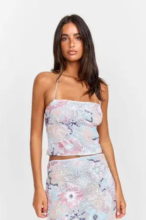 SASHA THERESE Atlas Cami - Blue