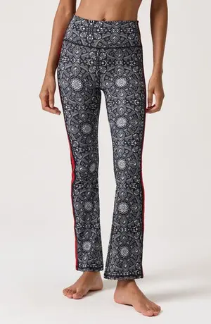 Spiritual Gangster Mandala Spirit Flare Leggings - Black