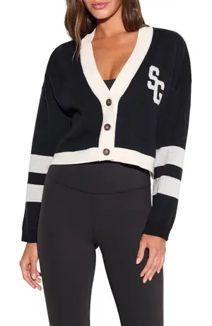 Spiritual Gangster Parker Cardigan - Black
