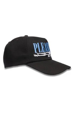 PLEASURES Bones Snapback Baseball Cap