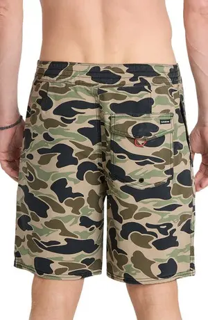 Quiksilver Saltwater Camouflage Print Board Shorts