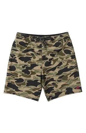 Quiksilver Saltwater Camouflage Print Board Shorts