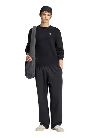 Adidas Trefoil Embroidered Crewneck Sweater