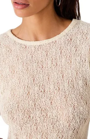 Steve Madden Sierra Long Sleeve Knit Top - Ivory