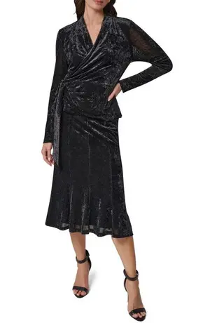 Donna Karan New York Velvet Wrap Top