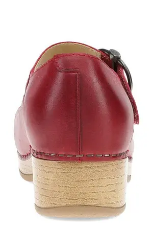 Dansko Bonny Mary Jane Clog - Red