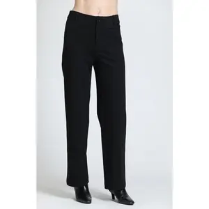 APNY Patch Pocket Wide Leg Pants - Black