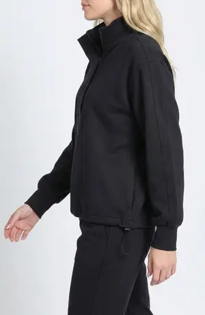 APNY Half Zip Drawstring Top