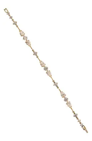 Nadri Hera Cubic Zirconia Line Bracelet - Gold