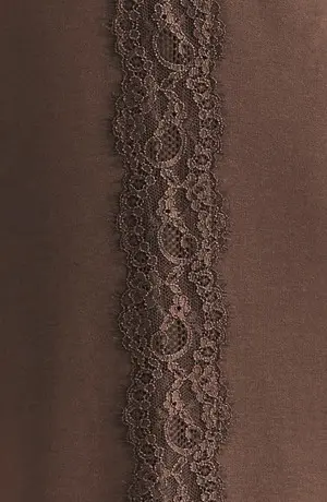 Splendid Lace Trim Sweatshirt