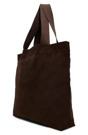 Brooks Brothers Skiing Sheep Cotton Tote - Medium Brown