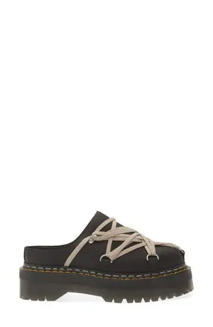 Rick Owens X Dr. Martens Quad Sole Megalace® Mule