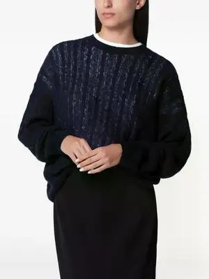 LISA YANG Amabel Cable-knit Sweater - Blue