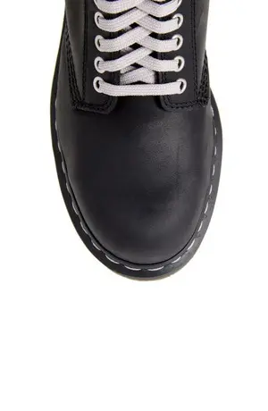 Rick Owens X Dr. Martens Quad Sole Steel Toe Boot