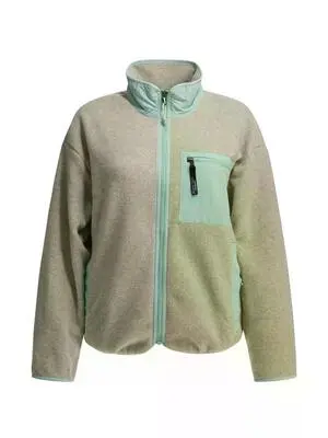 Patagonia Synchilla Fleece-texture Panelled Jacket - Grey