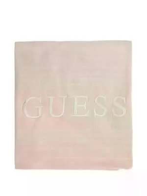 Guess Logo Beach Towel - Neutrals